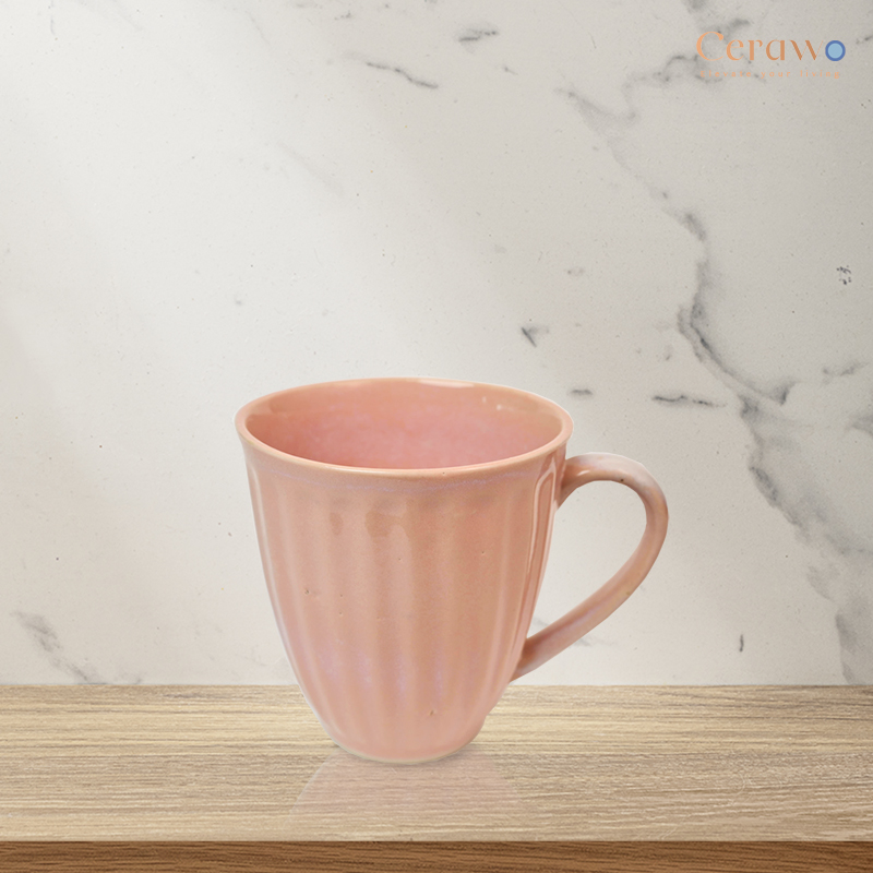 Blush Pink Ceramic Mug I Set of 2 » Cerawo